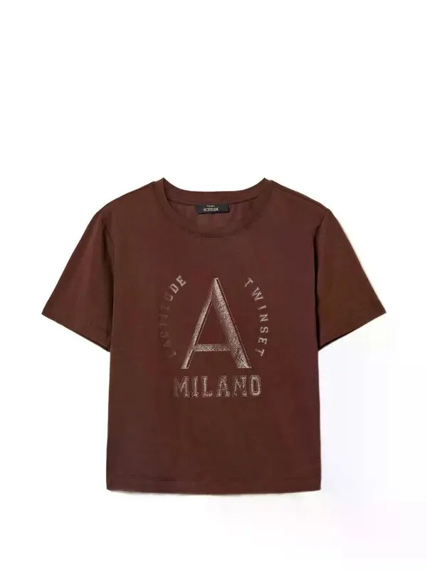 TWINSET Milano Logo Print T-shirt