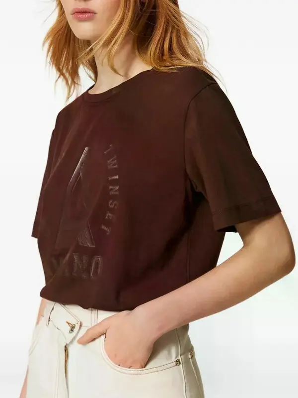 TWINSET Milano Logo Print T-shirt