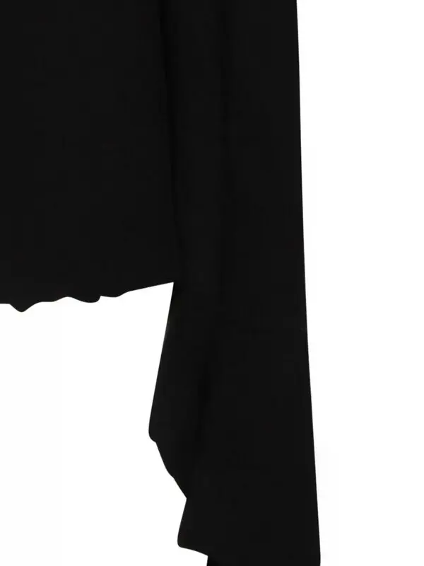 Rick Owens Asymmetric Draped Cardigan