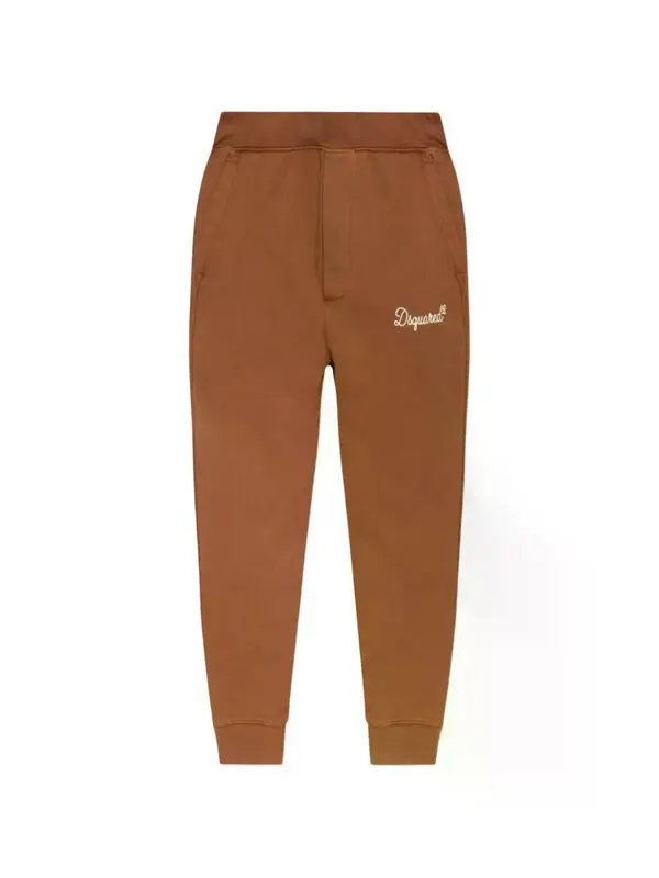 Dsquared2 Embroidered-logo Track Pants - Brown