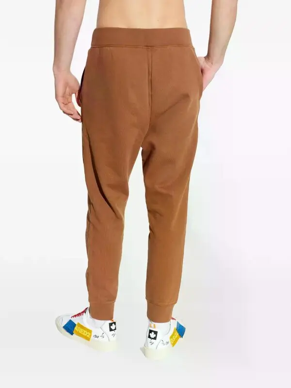 Dsquared2 Embroidered-logo Track Pants - Brown