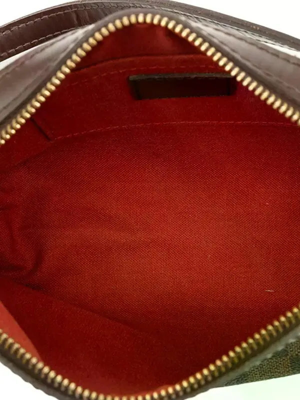 LOUIS VUITTON 2005 Damier Ebene Illovo Pm Shoulder Bag - Brown