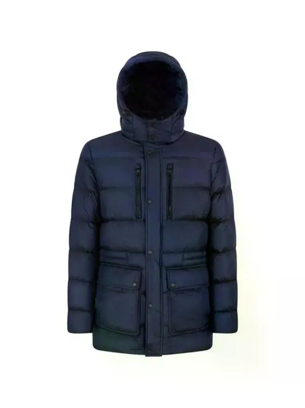 Geox Quilted Hooded Jacket