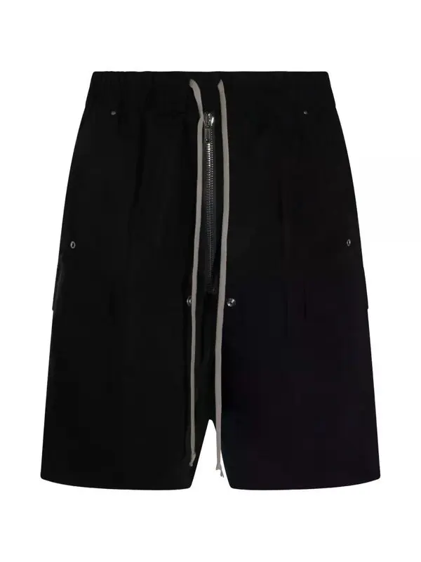 Rick Owens Zip Drawstring Shorts - Black
