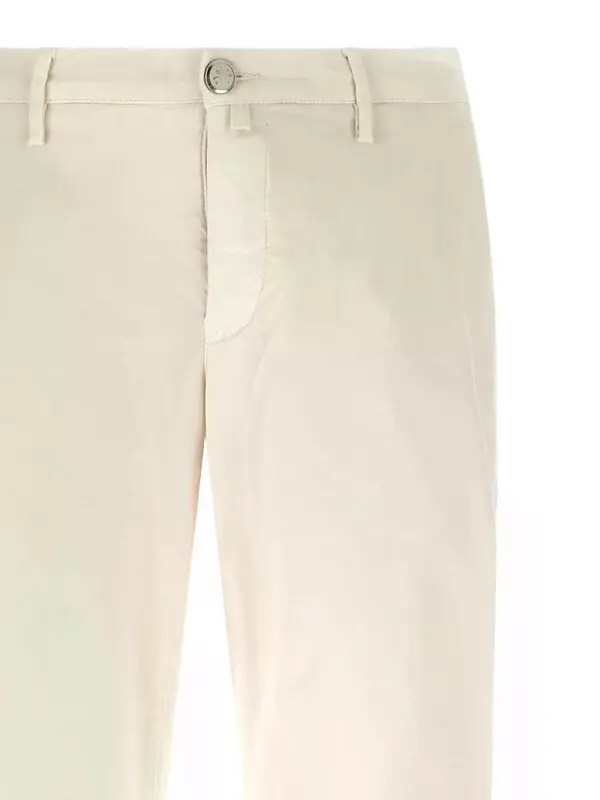 Jacob Cohen Logo Patch Trousers - Neutrals