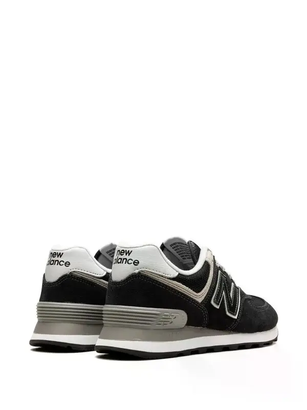 NEW BALANCE 574 Panelled Low-top Sneakers - Black