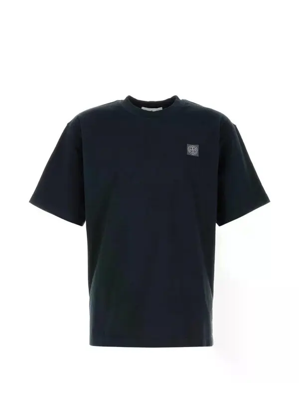Stone Island Logo-patch T-shirt - Blue