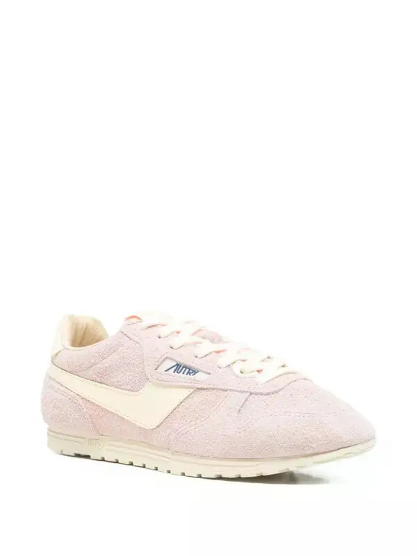 AUTRY Reelwind Low Suede Sneakers - Pink
