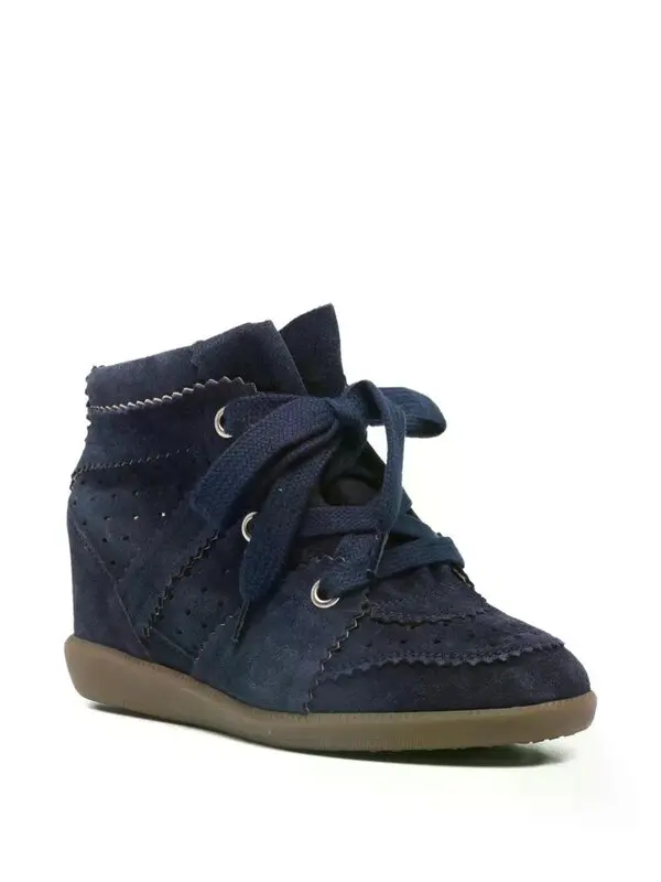 Isabel Marant Étoile Bobby Wedge Sneakers - Blue