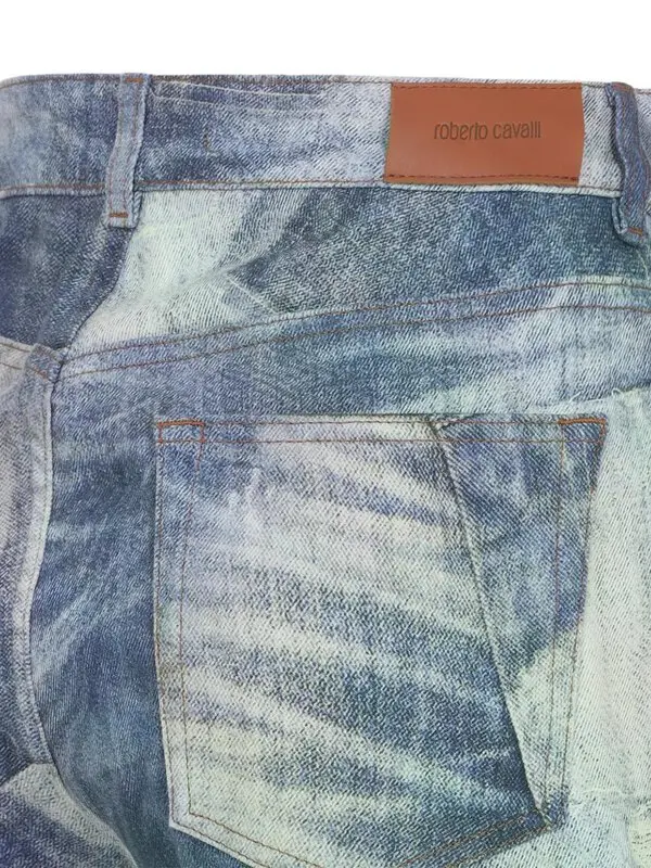 Roberto Cavalli Button-fastening Straight Leg Jeans