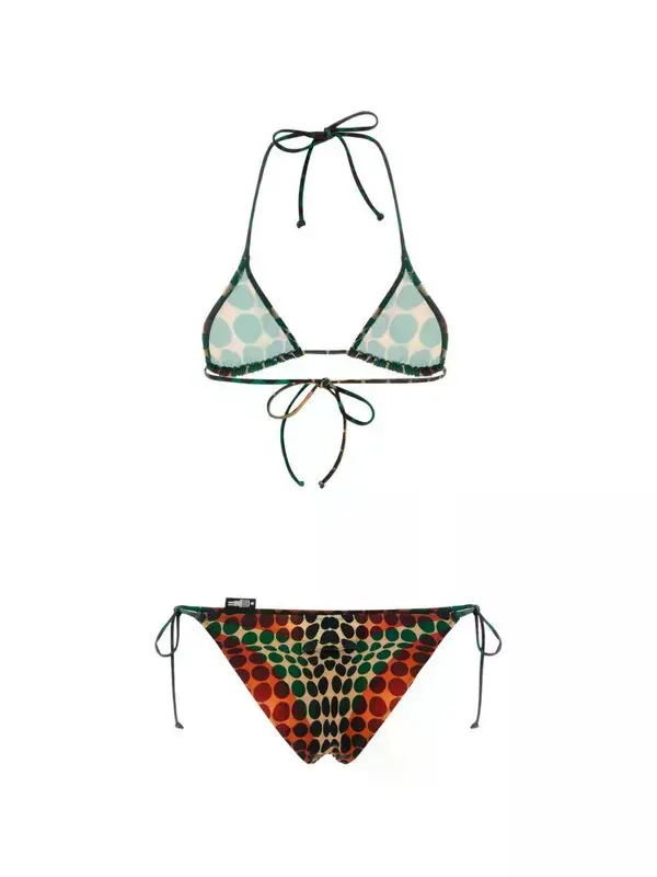 JEAN PAUL GAULTIER Reissue Polka-dot Bikini Set