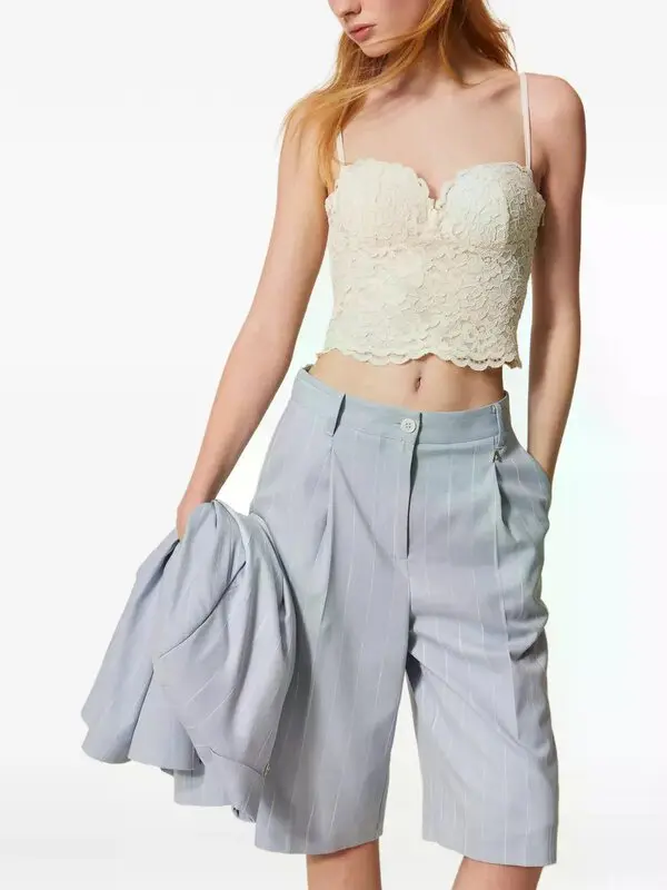 TWINSET Lace Bustier Top