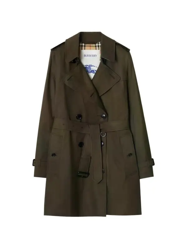 Burberry Tropical Gabardine Kensington Trench Coat