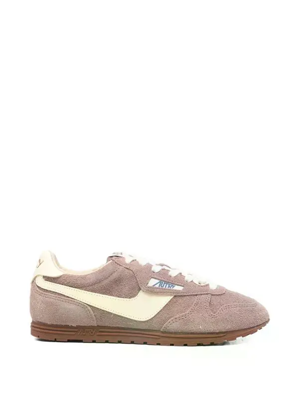AUTRY Windswept Low Suede Sneakers - Brown