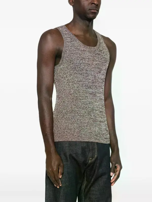 Prada Space-dyed Sleeveless Tank Top