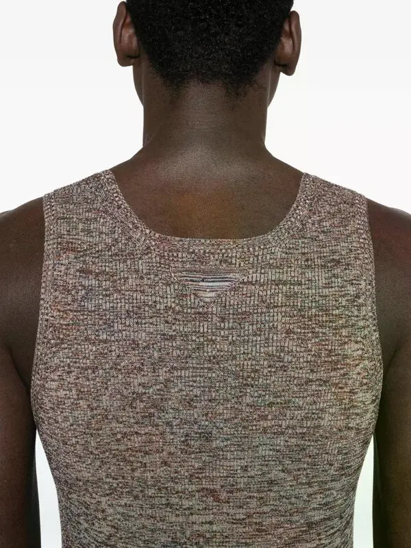Prada Space-dyed Sleeveless Tank Top