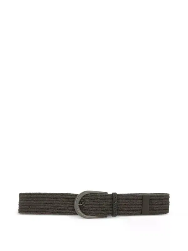 Brunello Cucinelli Buckle Belt - Grey