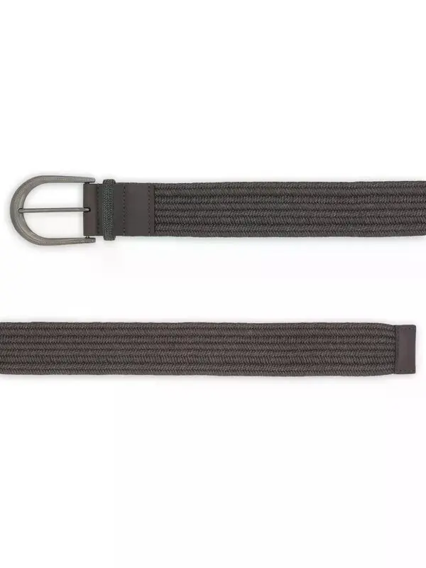 Brunello Cucinelli Woven Raffia Belt