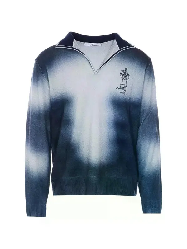 VIVIENNE WESTWOOD Embroidered V-neck Pullover