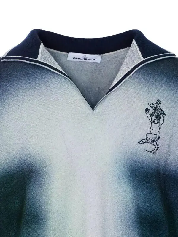 VIVIENNE WESTWOOD Embroidered V-neck Pullover