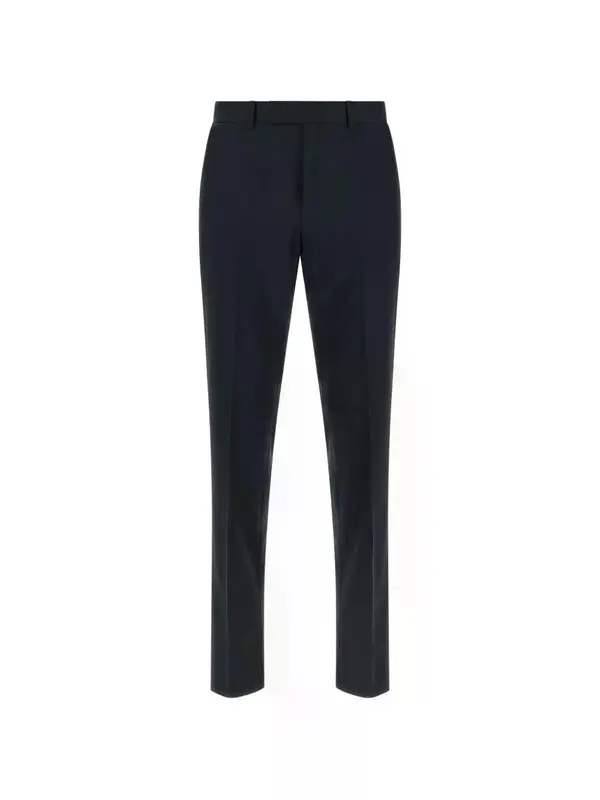 Zegna Pinstriped Button Suit - Blue