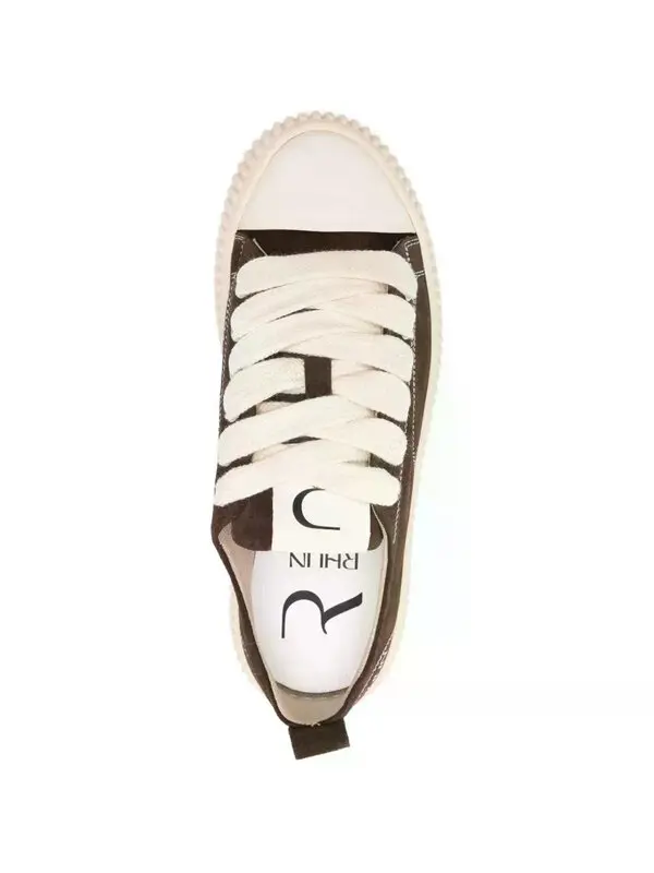 RHUN Lace-up Sneakers - Brown