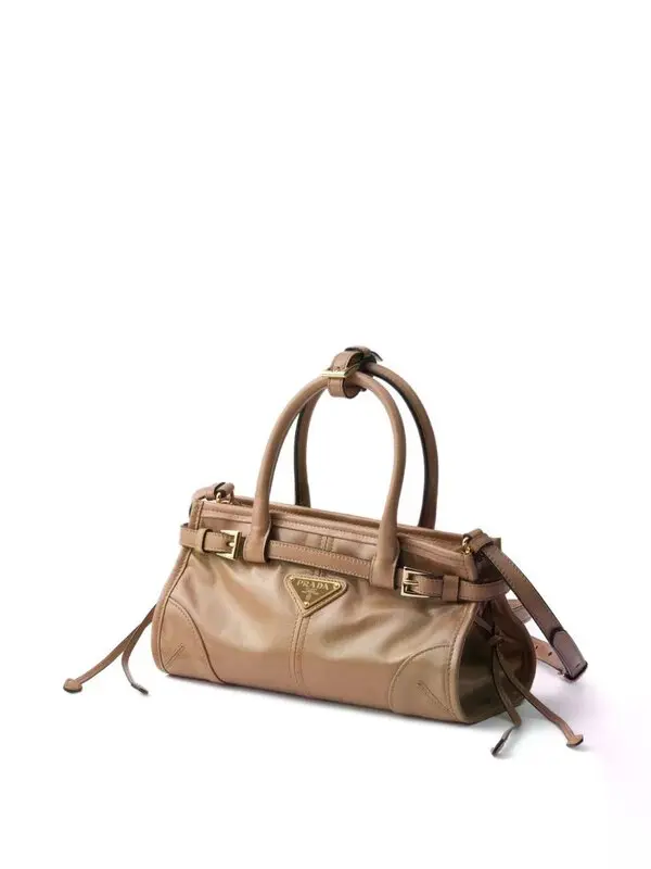 Prada Mini Bonnie Leather Tote Bag