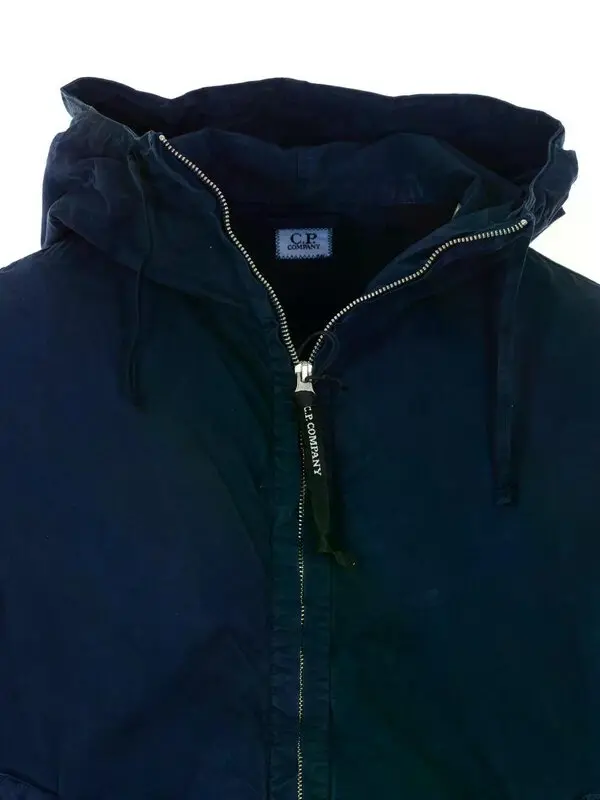 C.P. COMPANY Hooded Jacket With Logo Patch