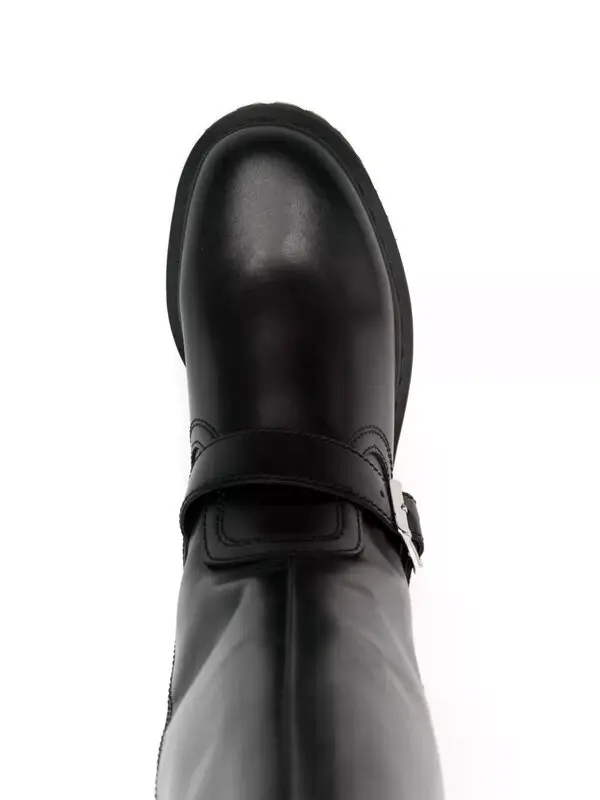 Dr. Martens Anistone Round-toe Buckle Boots