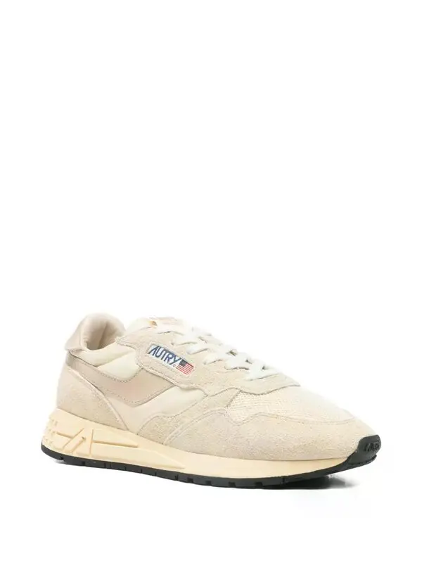 AUTRY Suede Net Sneakers - Neutrals