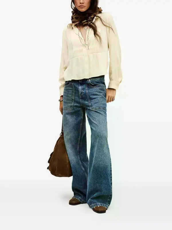 Ba&sh Riata Ruffled-detail Shirt