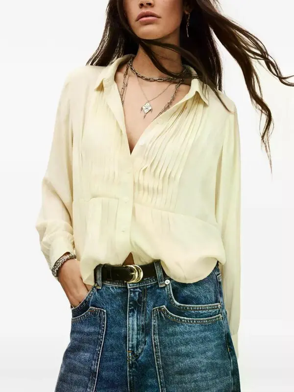 Ba&sh Riata Ruffled-detail Shirt