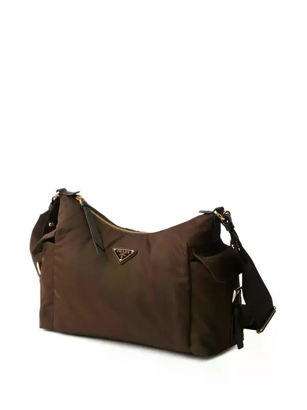 Prada Explore Padded Shoulder Bag - Brown