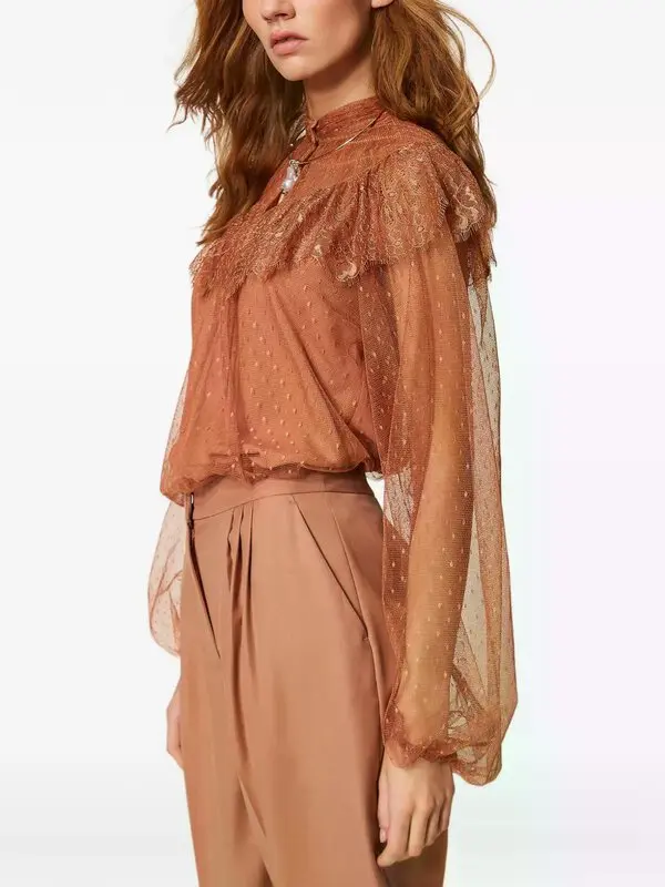 TWINSET Tulle Blouse