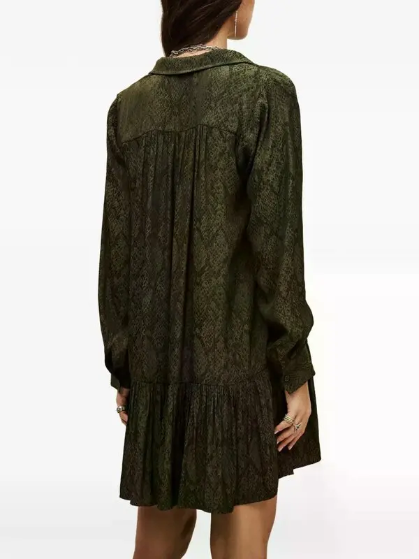 Ba&sh Rosyna Snake-pattern Mini Dress