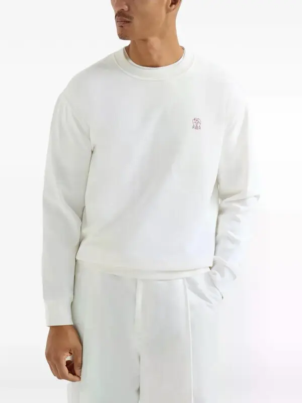 Brunello Cucinelli Logo-print Sweatshirt