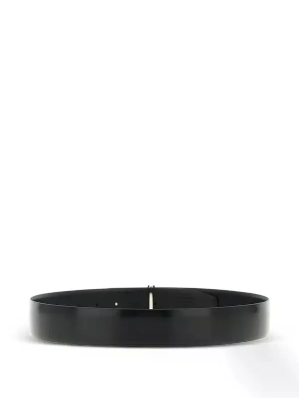 TOM FORD Reversible Enamel Logo Belt - Black