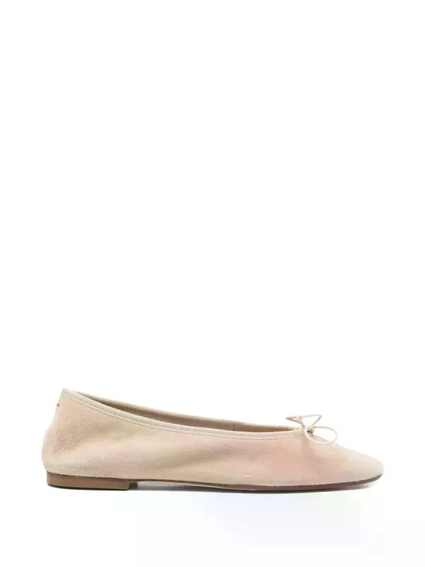 AeydĒ Tie-detail Ballet Flats - Neutrals