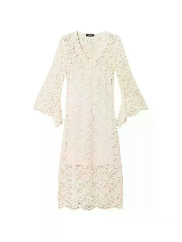 TWINSET Laced Flared Midi Dress