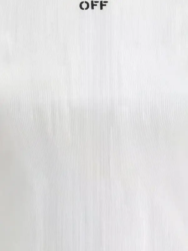 Off-White Stretchy T-shirt - White