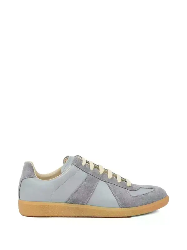 MAISON MARGIELA Suede Low-top Sneakers - Grey