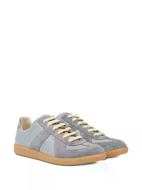MAISON MARGIELA Suede Low-top Sneakers - Grey
