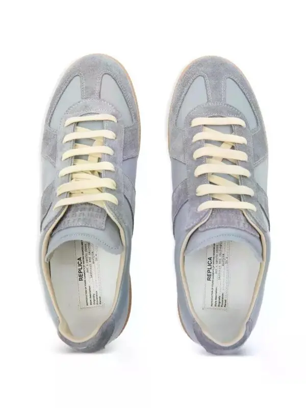 MAISON MARGIELA Suede Low-top Sneakers - Grey