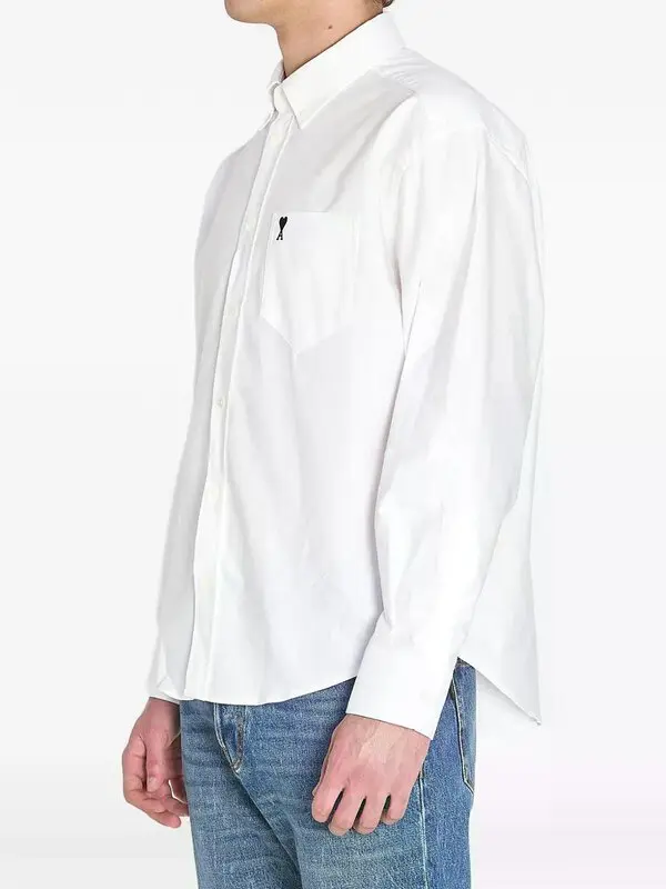 AMI Paris De Coeur Button-down Pocket Shirt