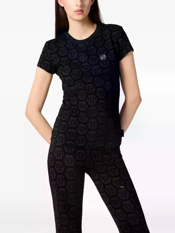 Philipp Plein Jacquard Monogram T-shirt