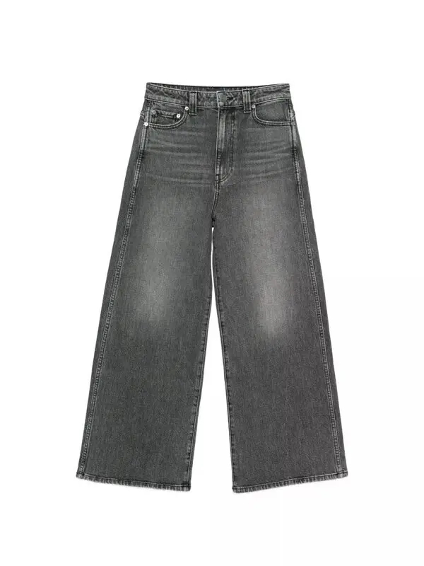 Khaite Delina Wide-leg Jeans - Grey