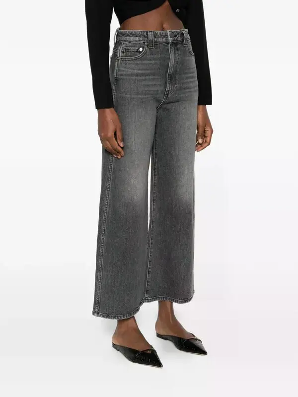 Khaite Delina Wide-leg Jeans - Grey
