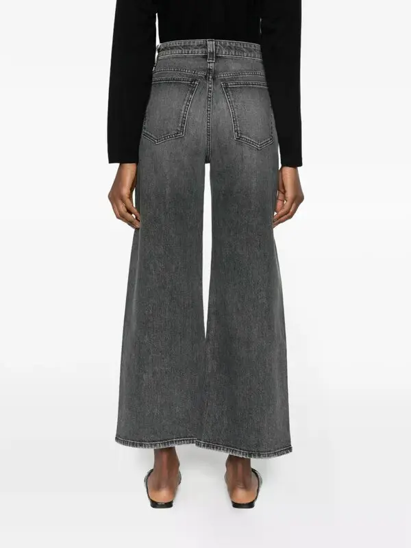 Khaite Delina Wide-leg Jeans - Grey