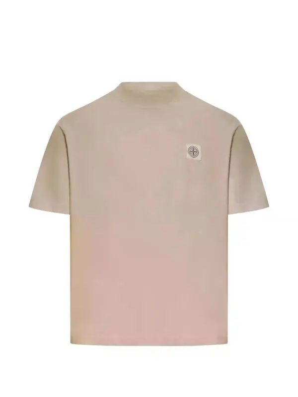 Stone Island Round-neck Logo-patch T-shirt