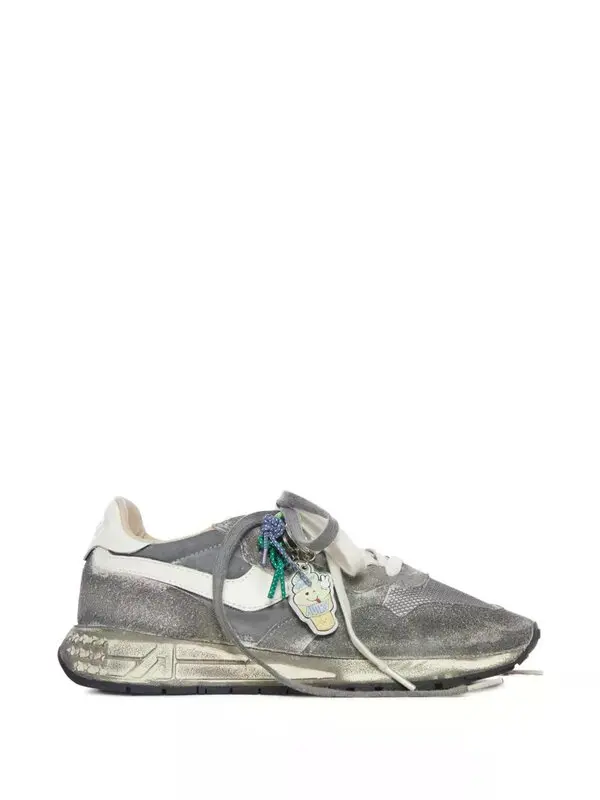 AUTRY Reelwind Super Vintage Panelled Distressed Sneakers - Grey